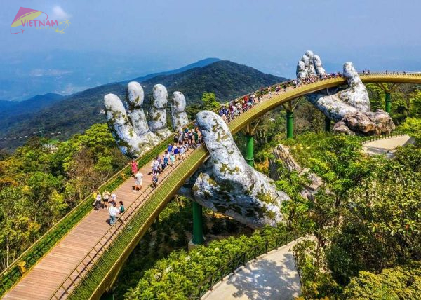 Golden Hands Bridge Da Nang - Top Attraction In Vietnam - Vietnamvacation