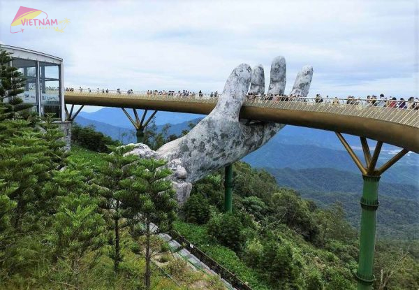 Golden Hands Bridge Da Nang - Top Attraction In Vietnam - Vietnamvacation